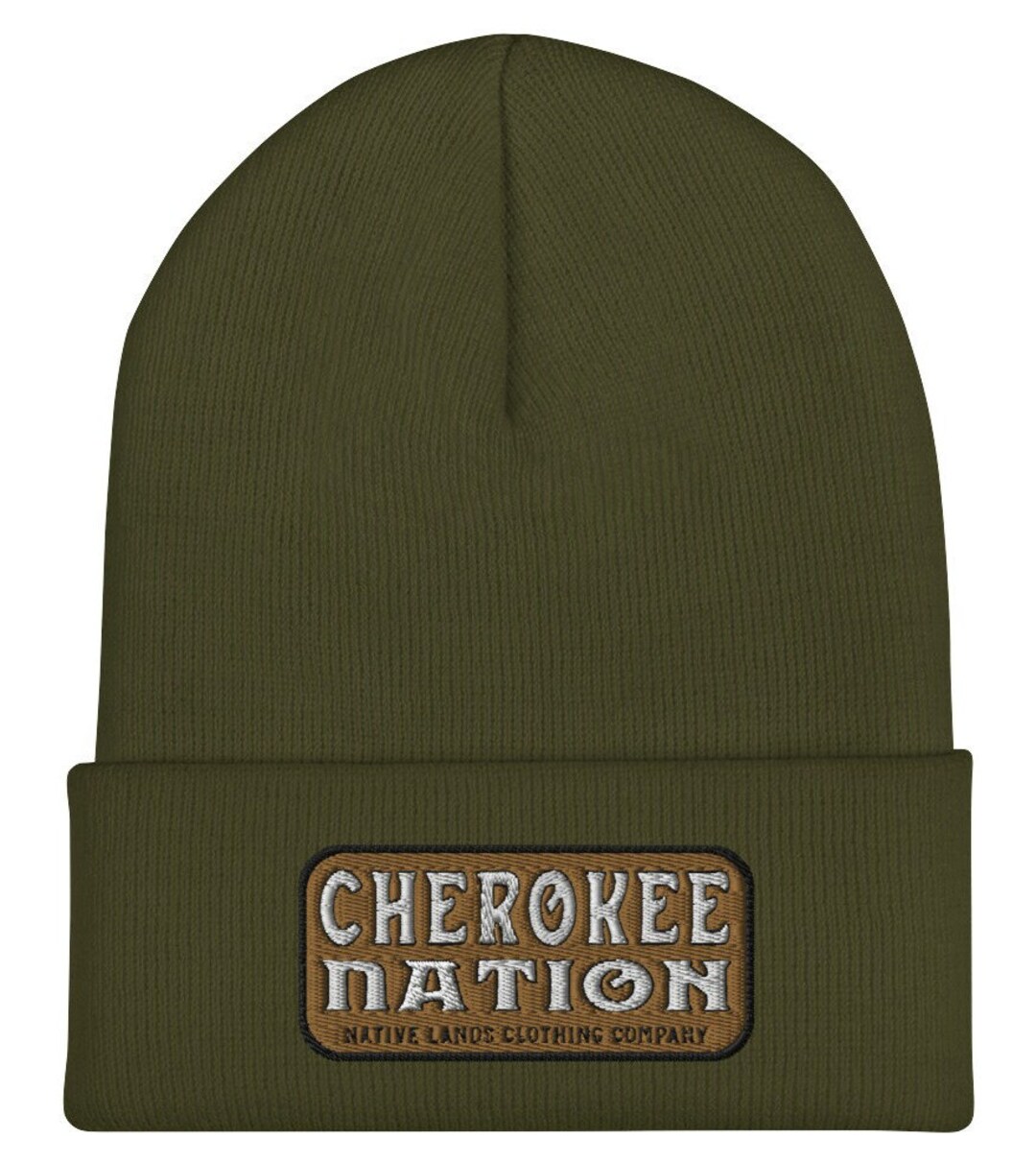 Cherokee Nation Cuffed Beanie Native American - Etsy