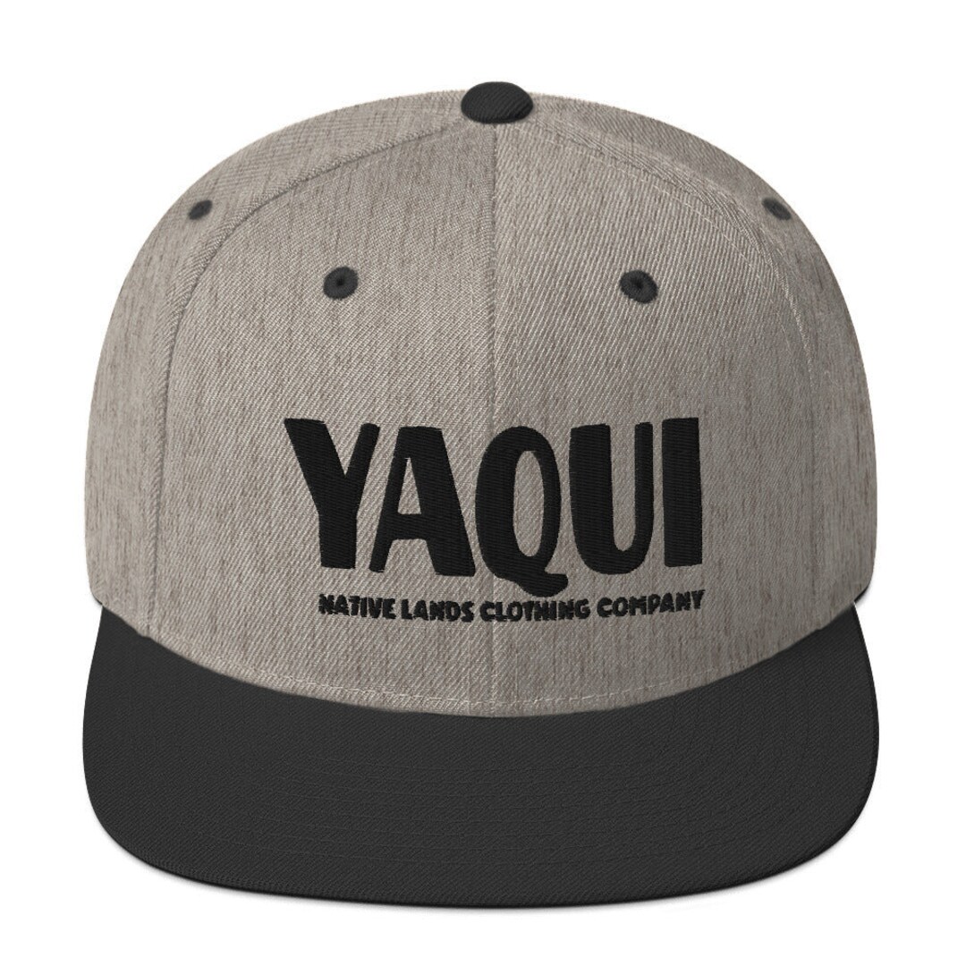 Yaqui Tribe Snapback Hat Embroidered First Nations, Canadian Aboriginal ...