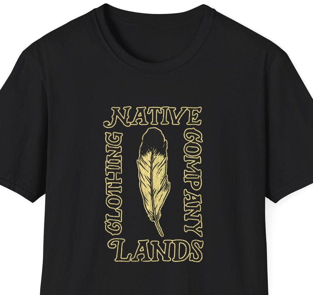 Feather Retro Cotton First Nations Canadian Aboriginal Indigenous ...