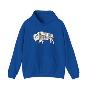 Bison Hoodie Heavy Blend First Nations, Canadian Aboriginal, Native ...