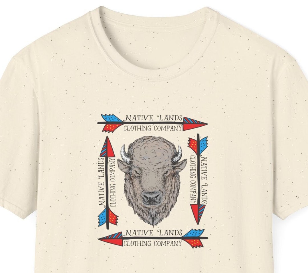Bison Arrows Shirt Cotton - First Nations, Canadian Aboriginal, Native ...