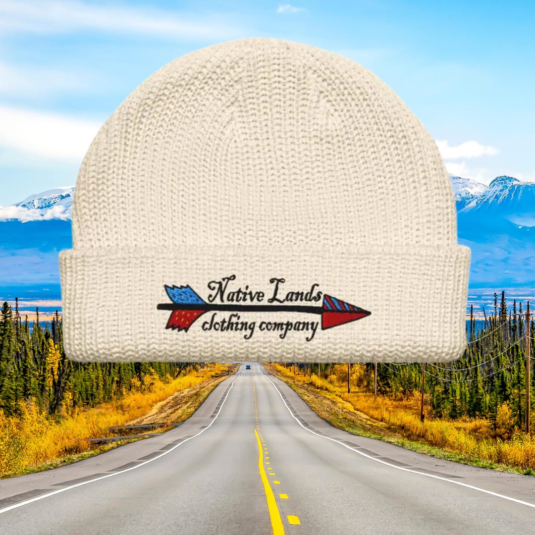 Arrow Embroidered Fisherman Beanie - Honoring First Nations, Inuit ...