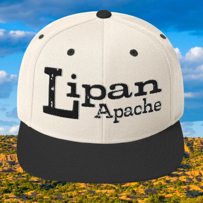 Lipan Apache Tribe Snapback Hat Embroidered - First Nations, Canadian ...
