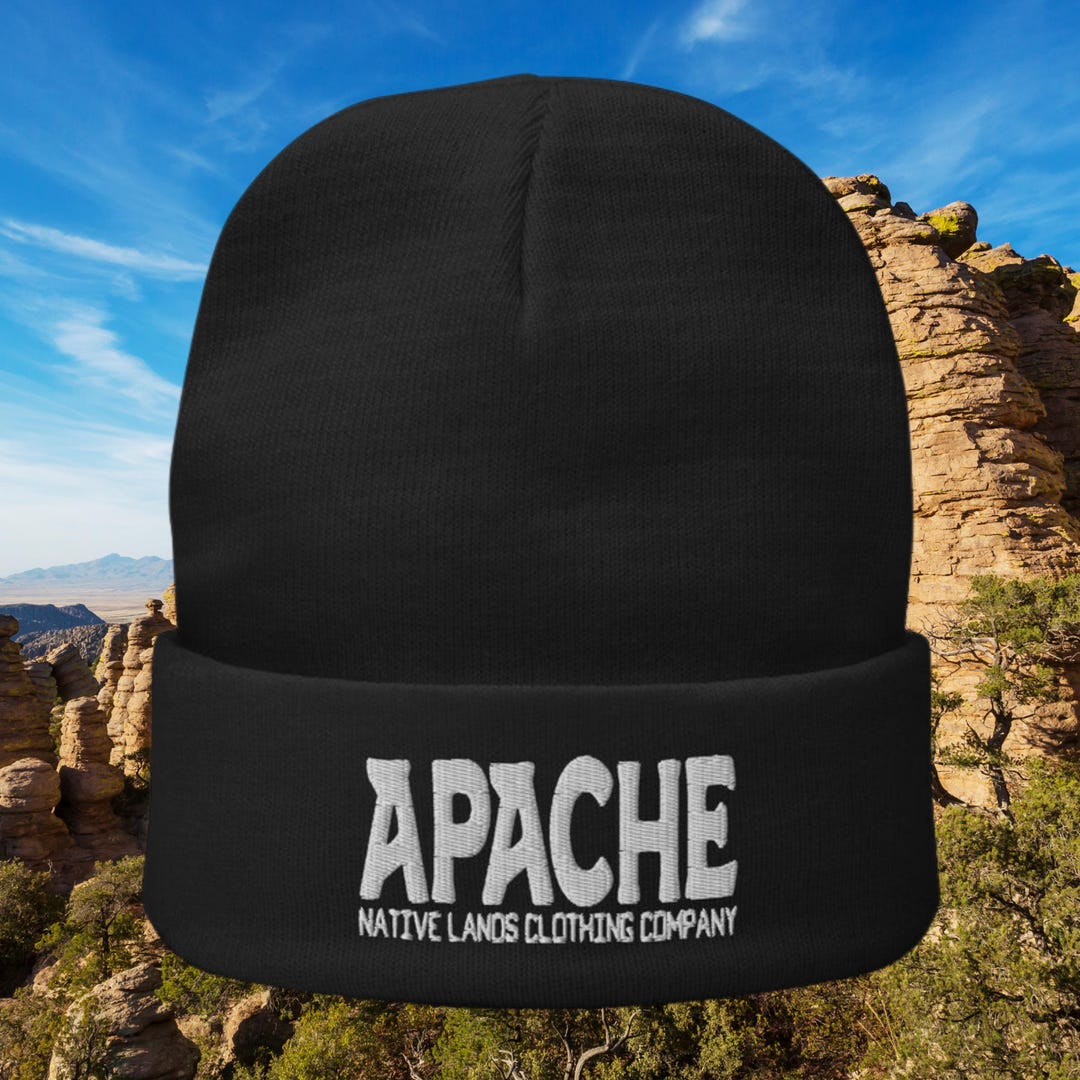 Apache Tribe Beanie Embroidered - Honoring First Nations, Inuit, Native ...