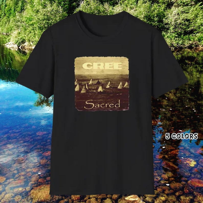 Cree Tribe Sacred Shirt – Native American Tee, First Nations Apparel ...