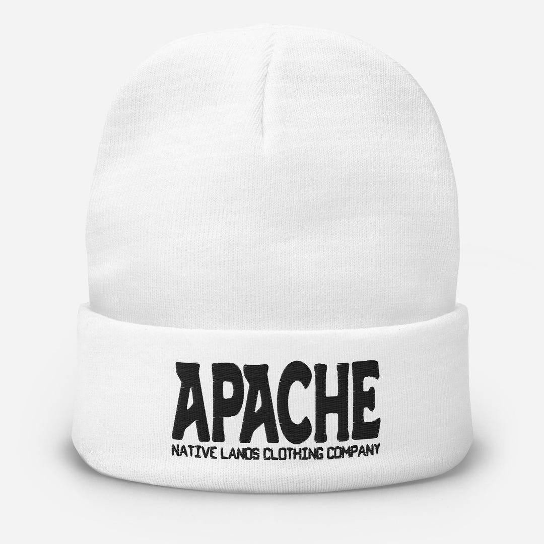 Apache Tribe Beanie Embroidered - First Nations, Canadian Aboriginal ...