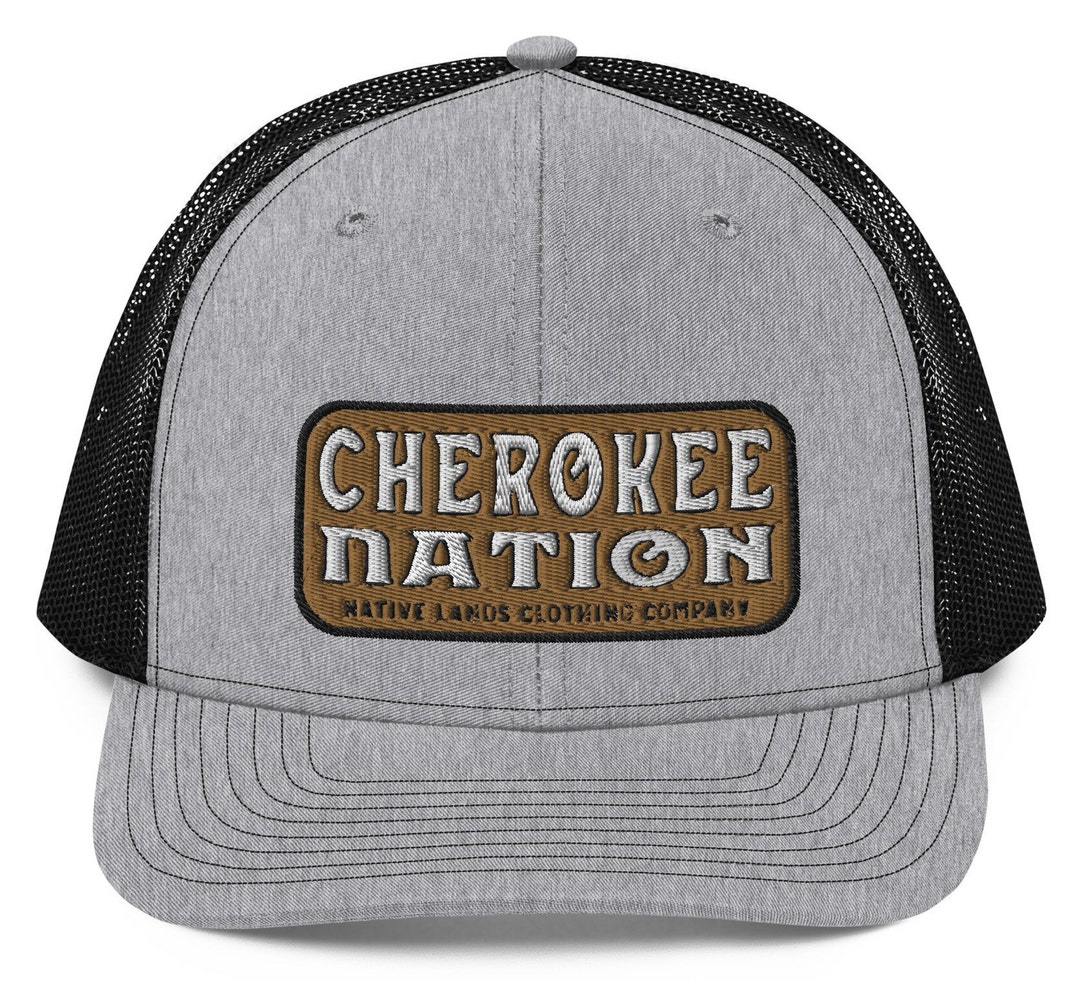 Cherokee Nation Trucker Cap Embroidered - First Nations, Canadian ...