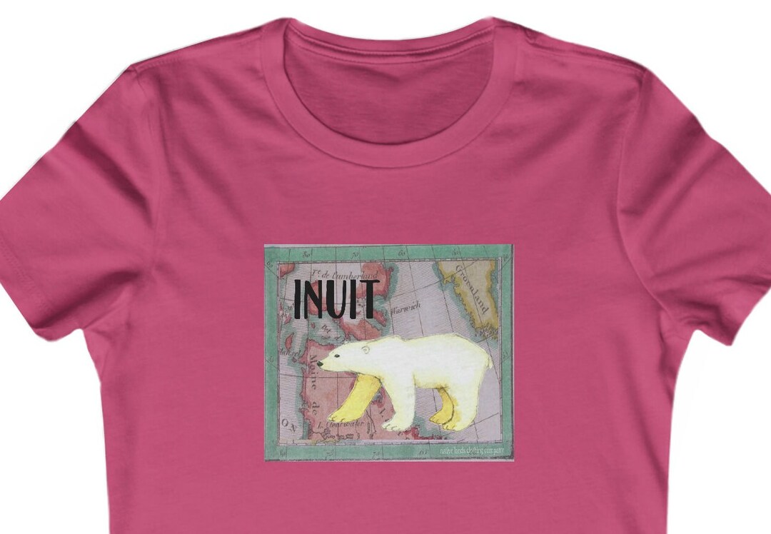 Womens Inuit Tribe Favorite Shirt Polar Bear Cotton Native American - Etsy