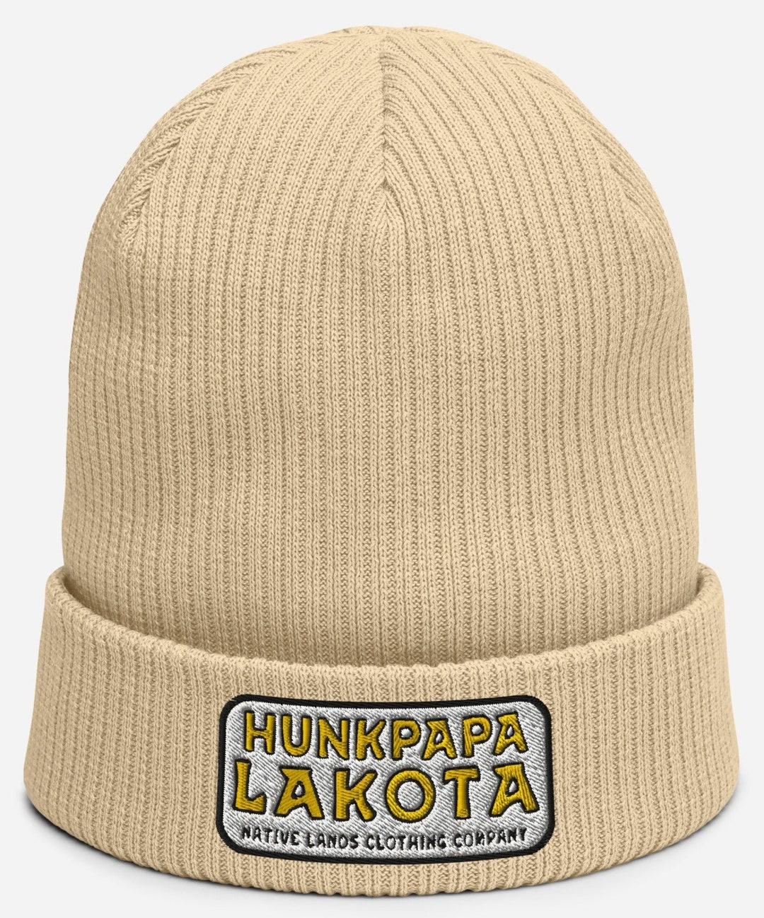 Organic Hunkpapa Lakota People Beanie Embroidered - Honoring First ...