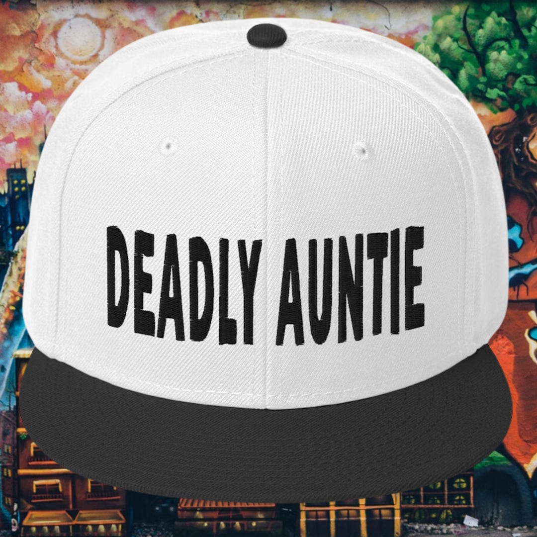 Deadly Auntie Snapback Otto Hat Embroidered - First Nations, Canadian ...