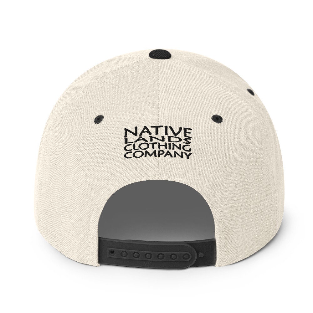 Lipan Apache Tribe Snapback Hat Embroidered - First Nations, Canadian ...