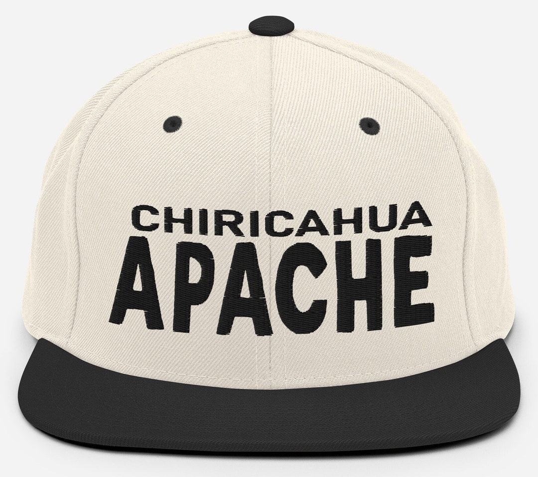 Chiricahua Apache Tribe Snapback Hat Embroidered - First Nations ...