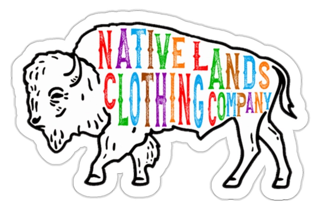 Bison Rainbow Sticker - First Nations, Canadian Aboriginal, Native ...