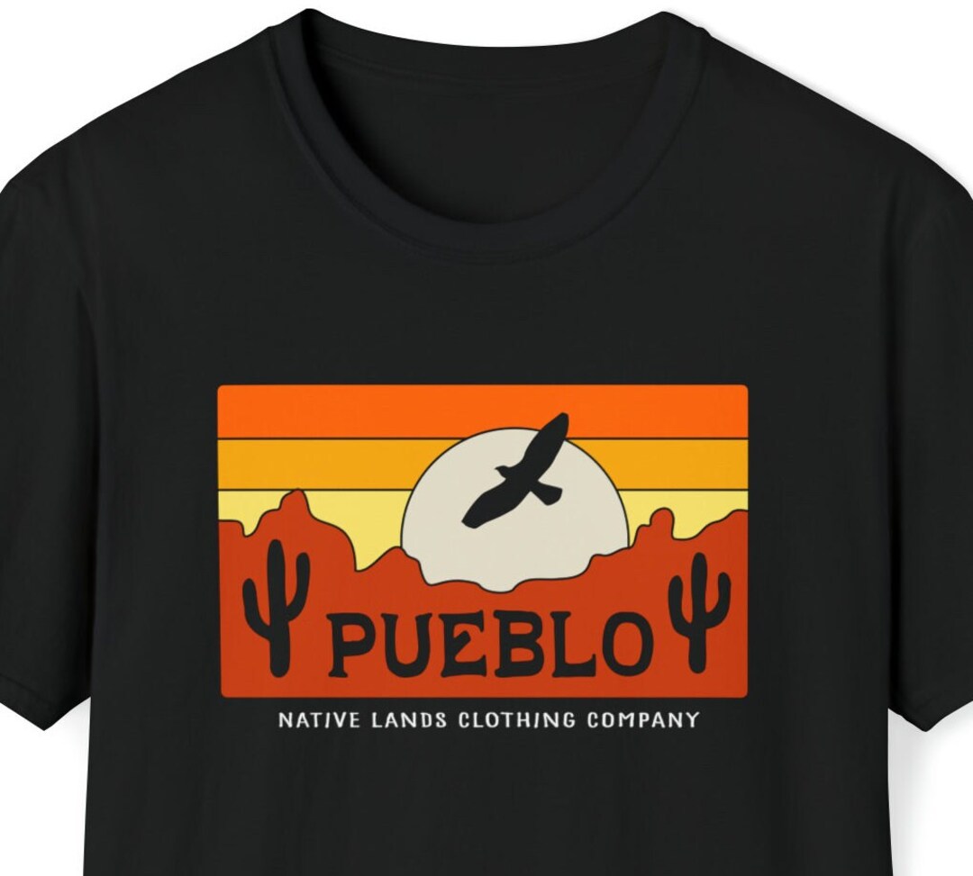 Pueblo Tribe Shirt Hawk Cotton - First Nations, Canadian Aboriginal ...