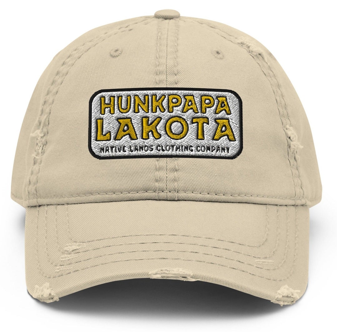 Lakota Hunkpapa Tribe Distressed Dad Hat Embroidered Native American - Etsy