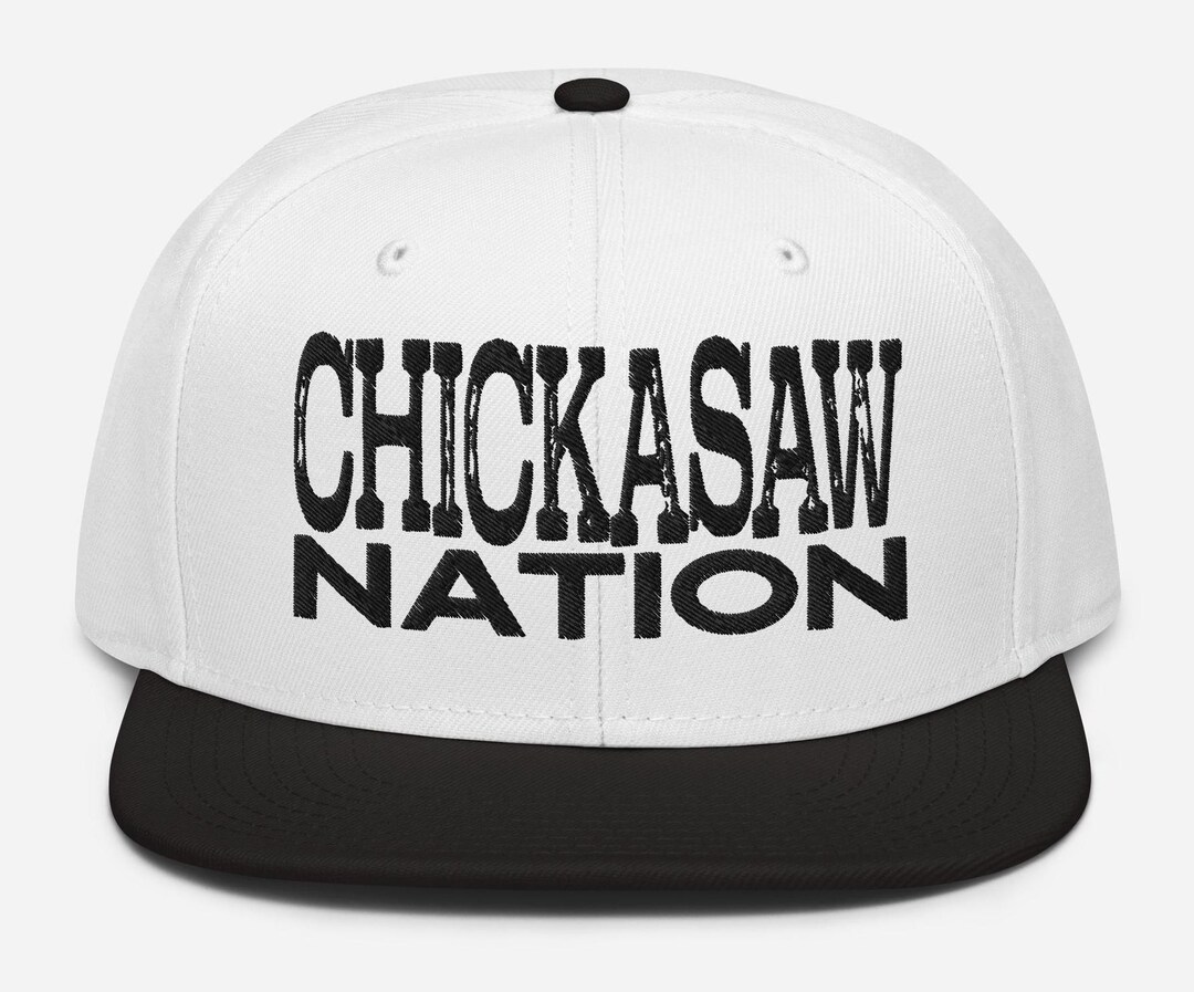 Chickasaw Nation Snapback Hat Embroidered First Nations Canadian Aboriginal Indigenous Native ...