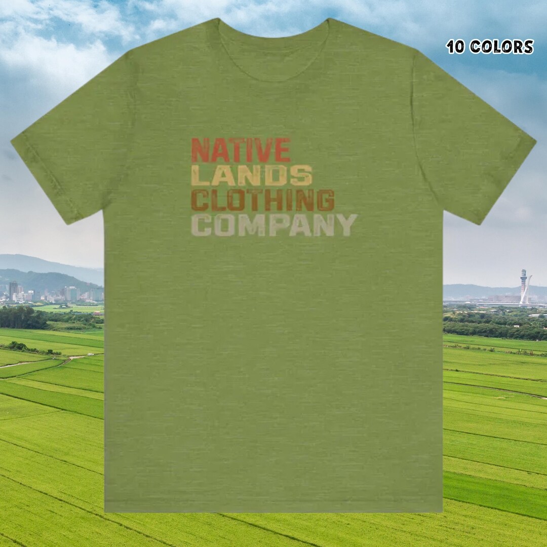 Native Lands Clothing Company Earth Shirt Cotton - Honoring First ...
