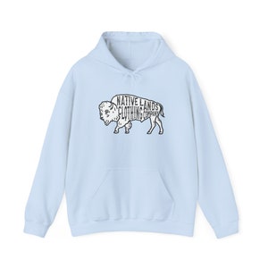 Bison Hoodie Heavy Blend First Nations, Canadian Aboriginal, Native ...