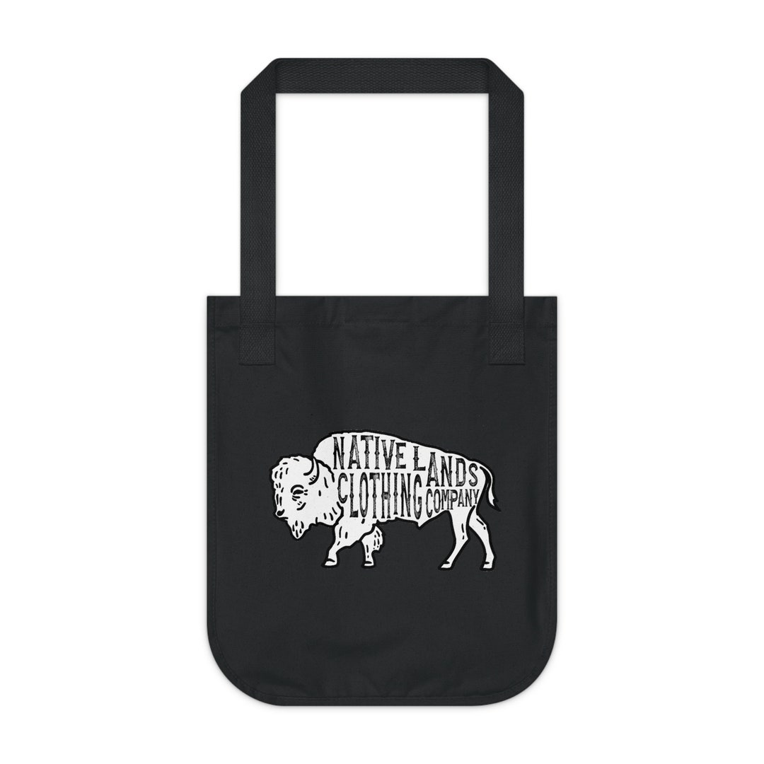 Organic Canvas Bison Tote Bag - First Nations, Canadian Aboriginal ...