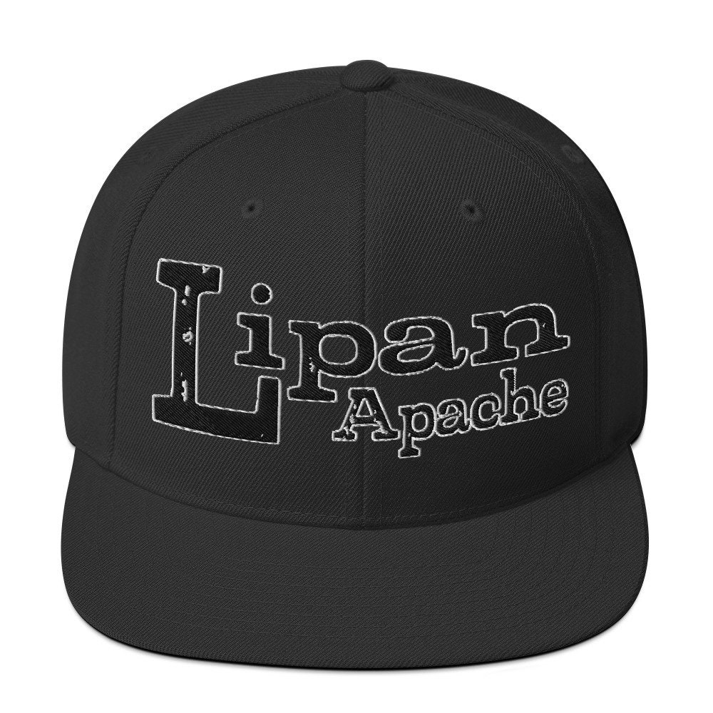 Lipan Apache Tribe Snapback Hat Embroidered - First Nations, Canadian ...