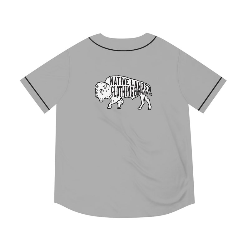 Bison Baseball Jersey (front/back)- First Nations, Canadian Aboriginal ...