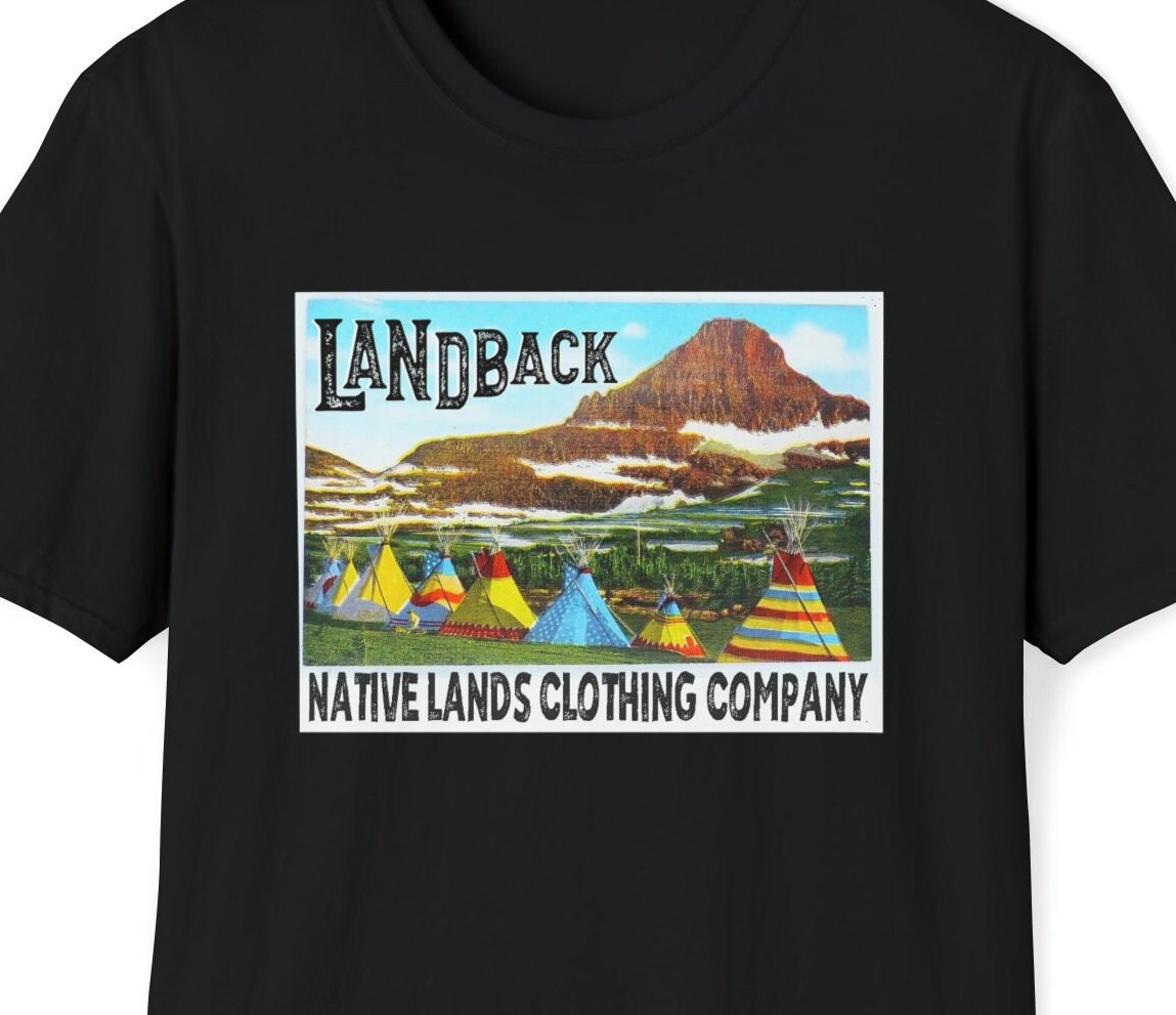 Landback Shirt Cotton First Nations, Canadian Aboriginal, Native ...