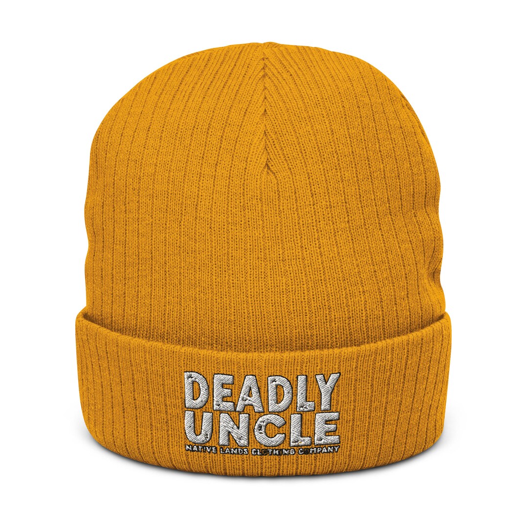 Deadly Uncle Beanie Embroidered Native American - Etsy