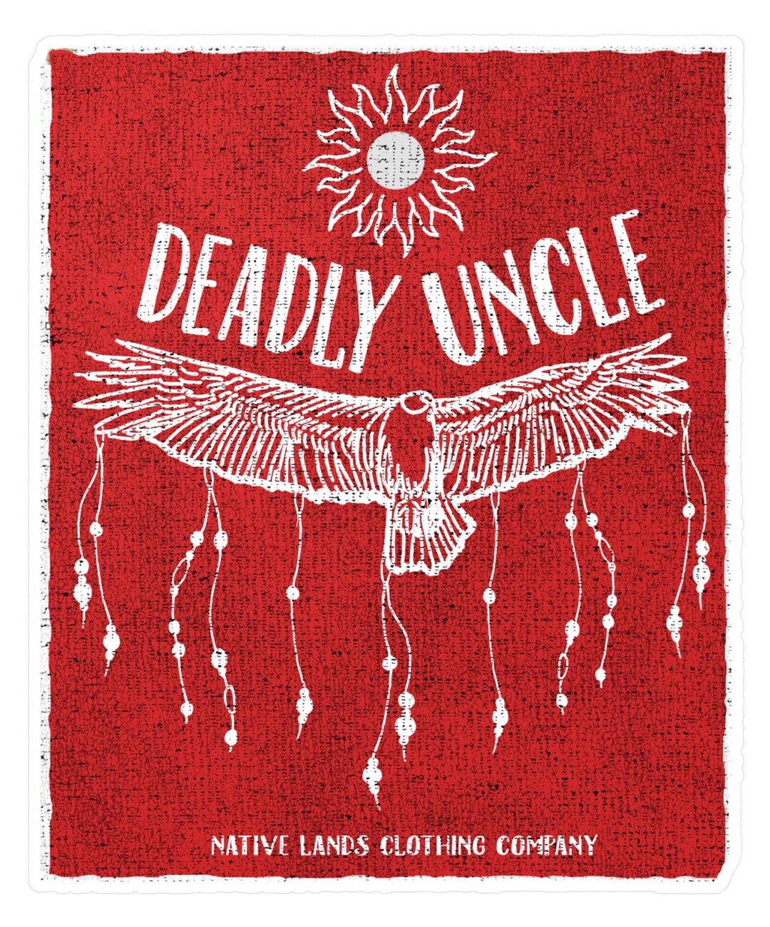 Deadly Uncle Hawk Vinyl STICKER First Nations Canadian Aboriginal ...
