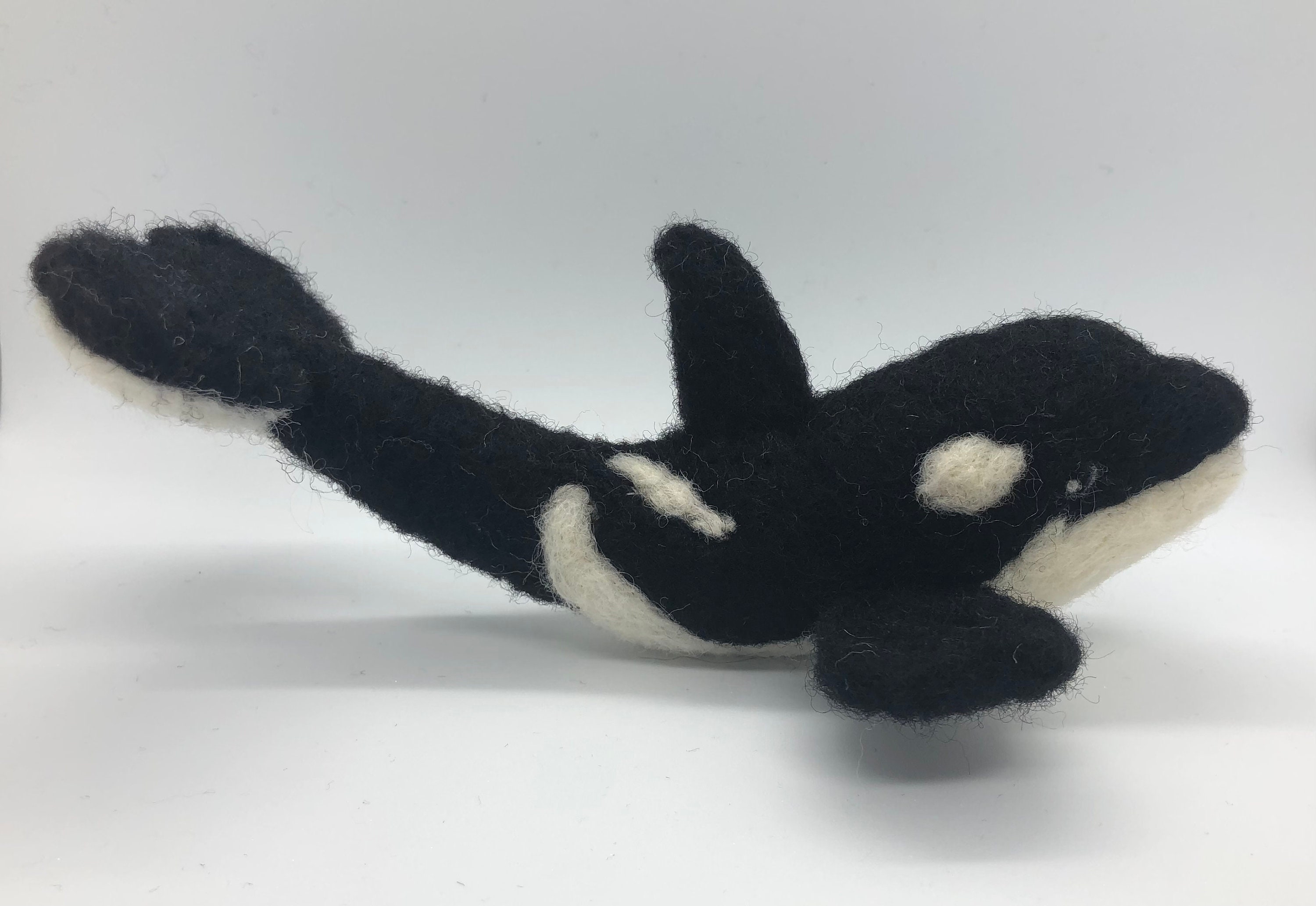 Needle Felted Orca - Etsy