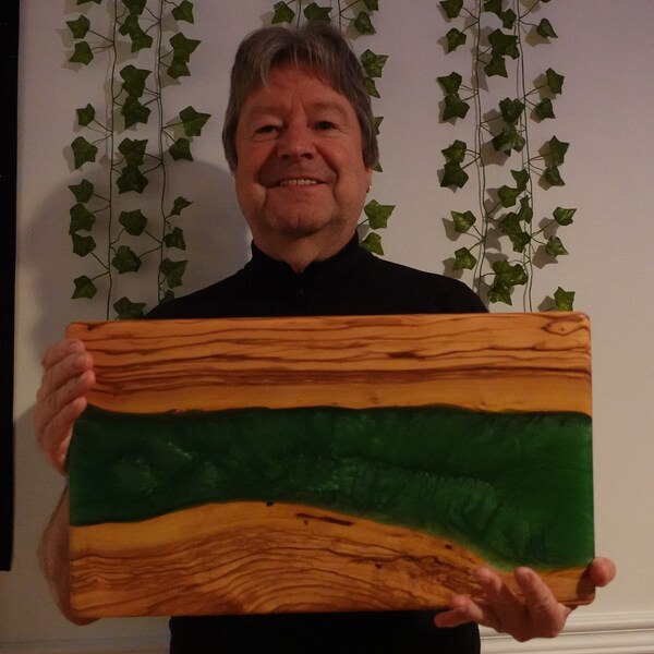 Epoxy Live Edge Board - Etsy