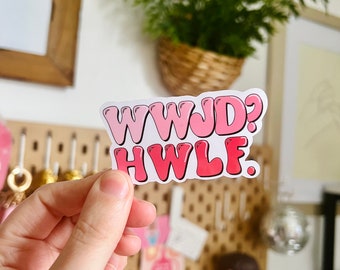 WWJD Sticker What Would Jesus Do Sticker Christian Sticker - Etsy
