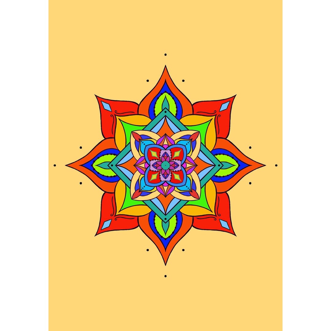 Poster Mandala - Etsy