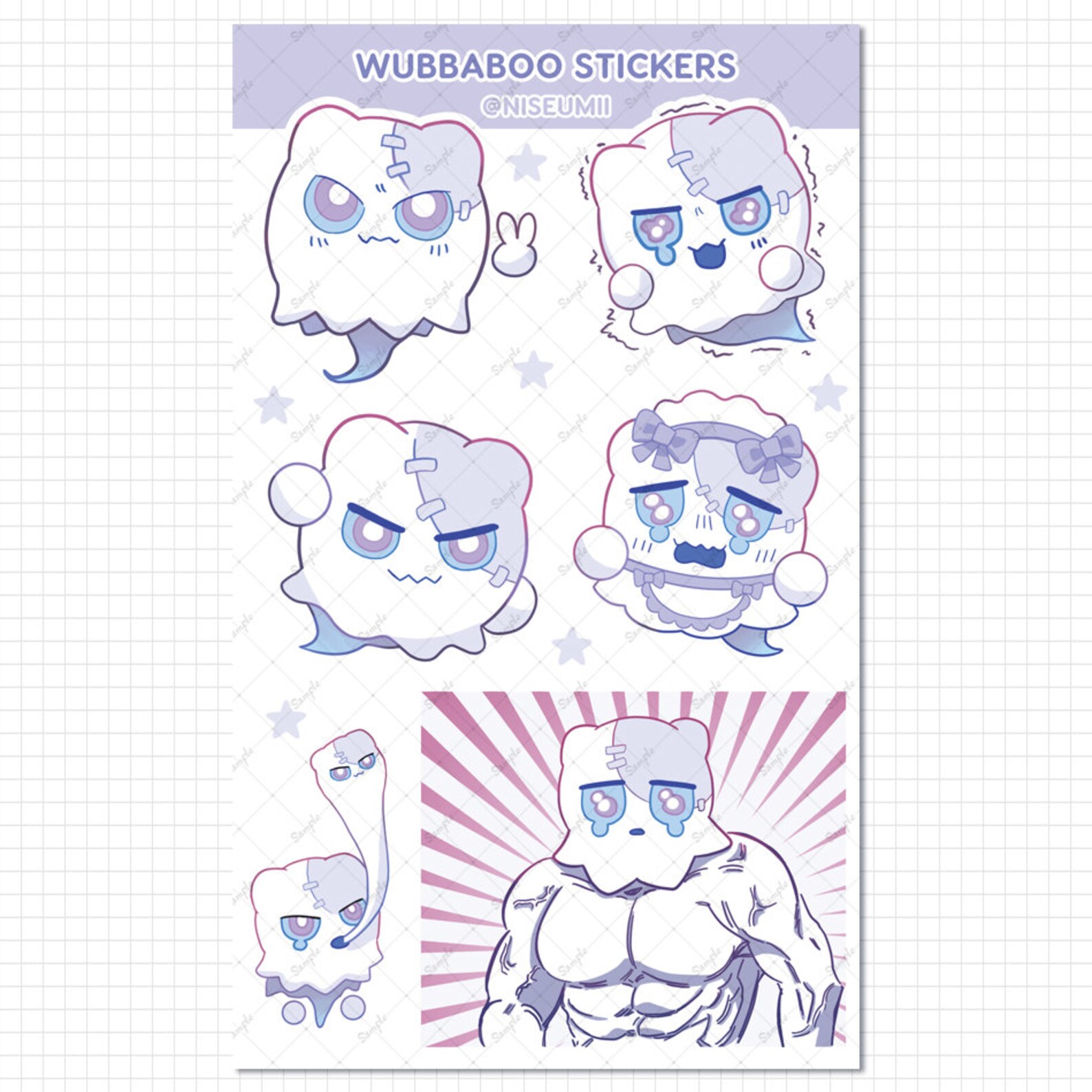 Honkai Star Rail Wubbaboo Sticker Sheet - Etsy