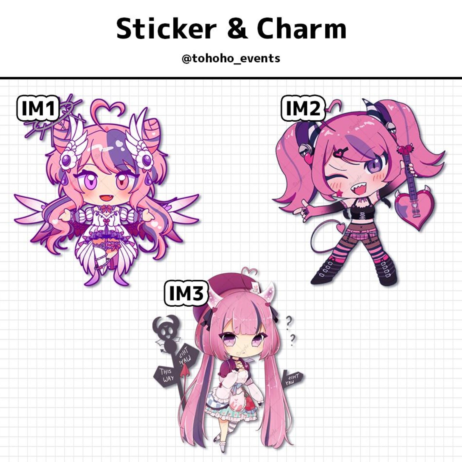 Ironmouse Stickers & Charm - Etsy