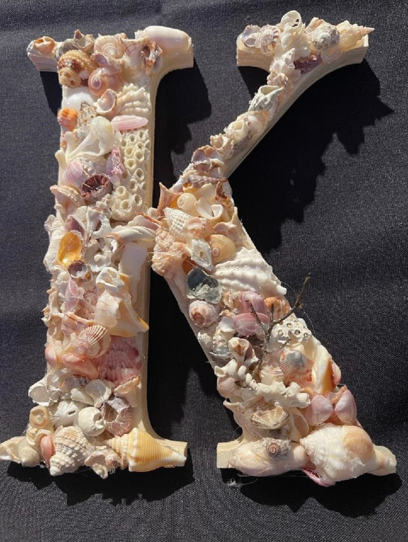 Shell Letter K - Etsy