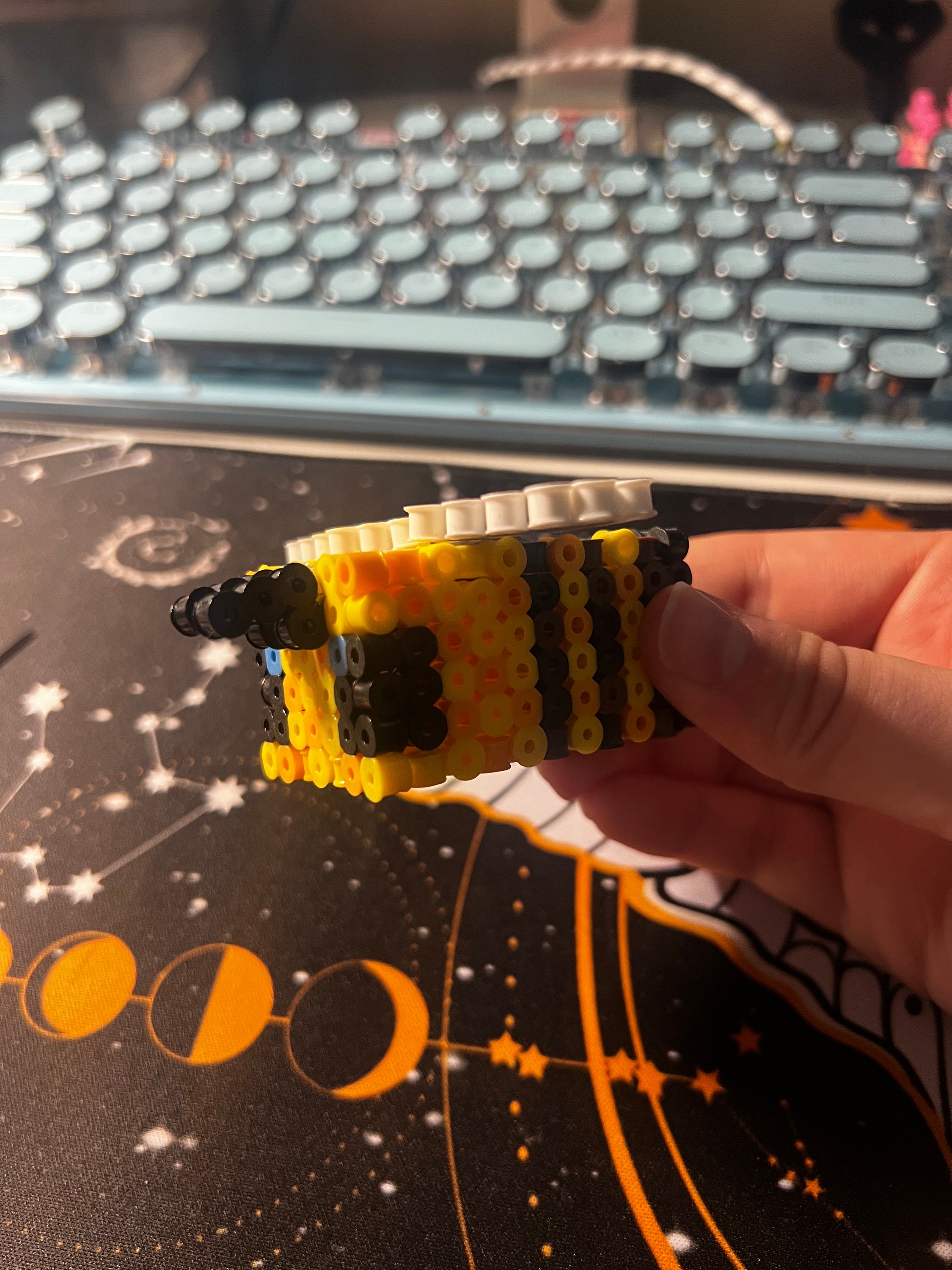 3D Perler Bead Minecraft Bee - Etsy