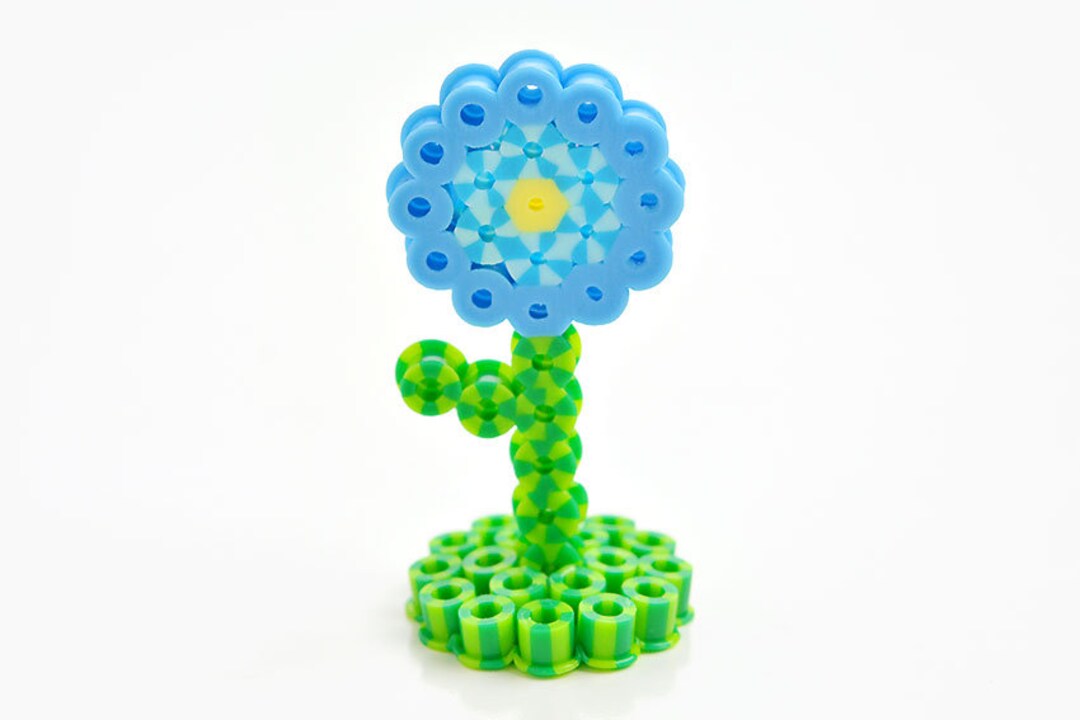 3D Perler Bead Flower - Etsy