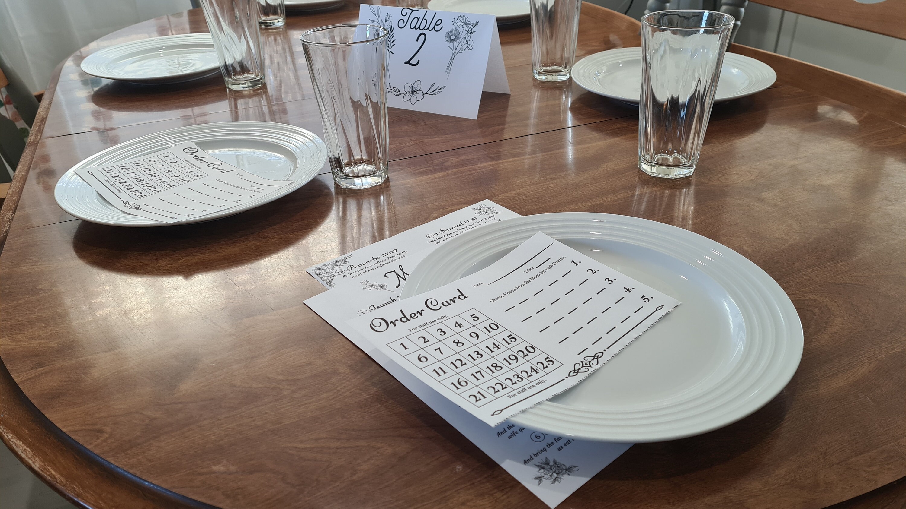 Bible Verse Themed Riddle Dinner Party, Church Activity Themed Banquet ...