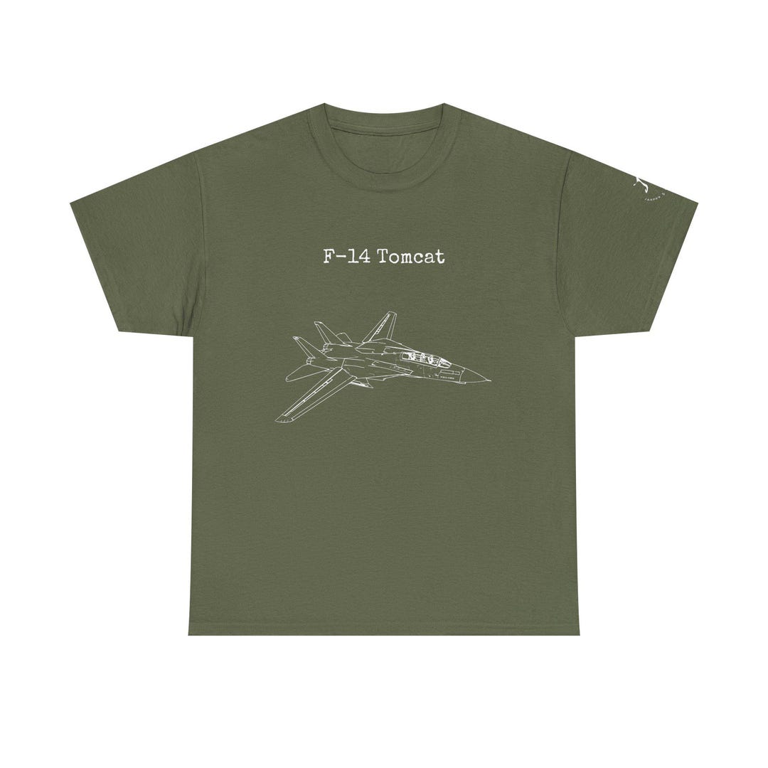 F-14 Tomcat T-shirt, Modern Military Jet, 100% Cotton - Etsy