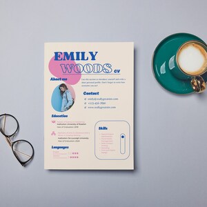 CV Resume Template, Creative Professional, Personalised and Individual ...