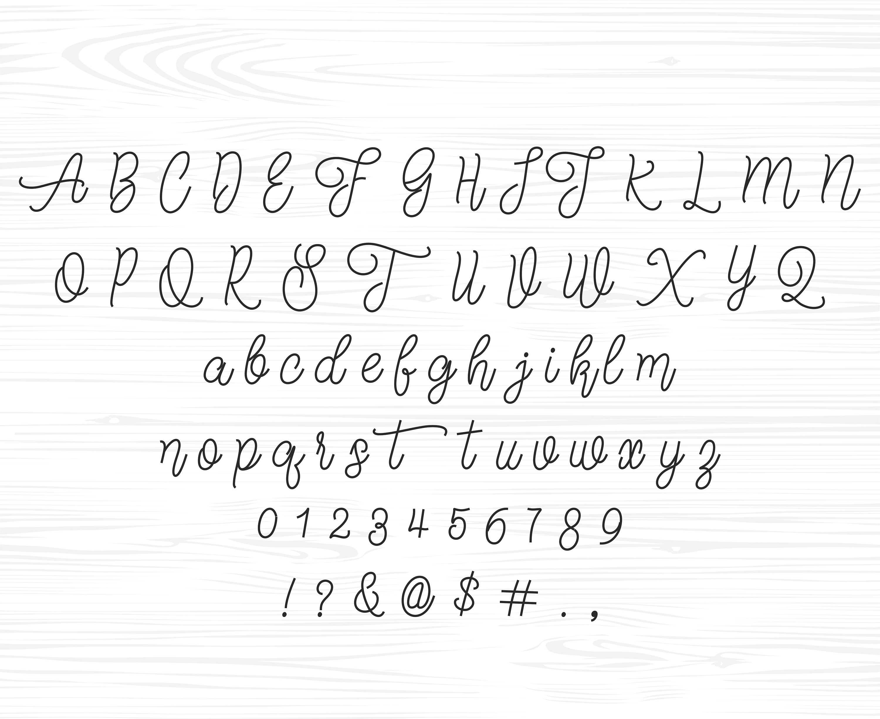 Single Line Font Engraving Font Single Stroke Font Stick Font Single ...