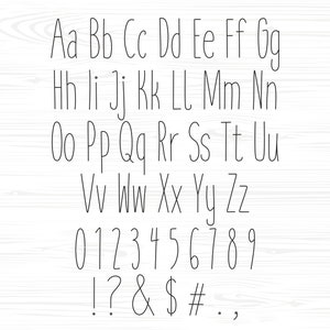 Single Line Font Engraving Font Single Stroke Font Stick Font Single ...