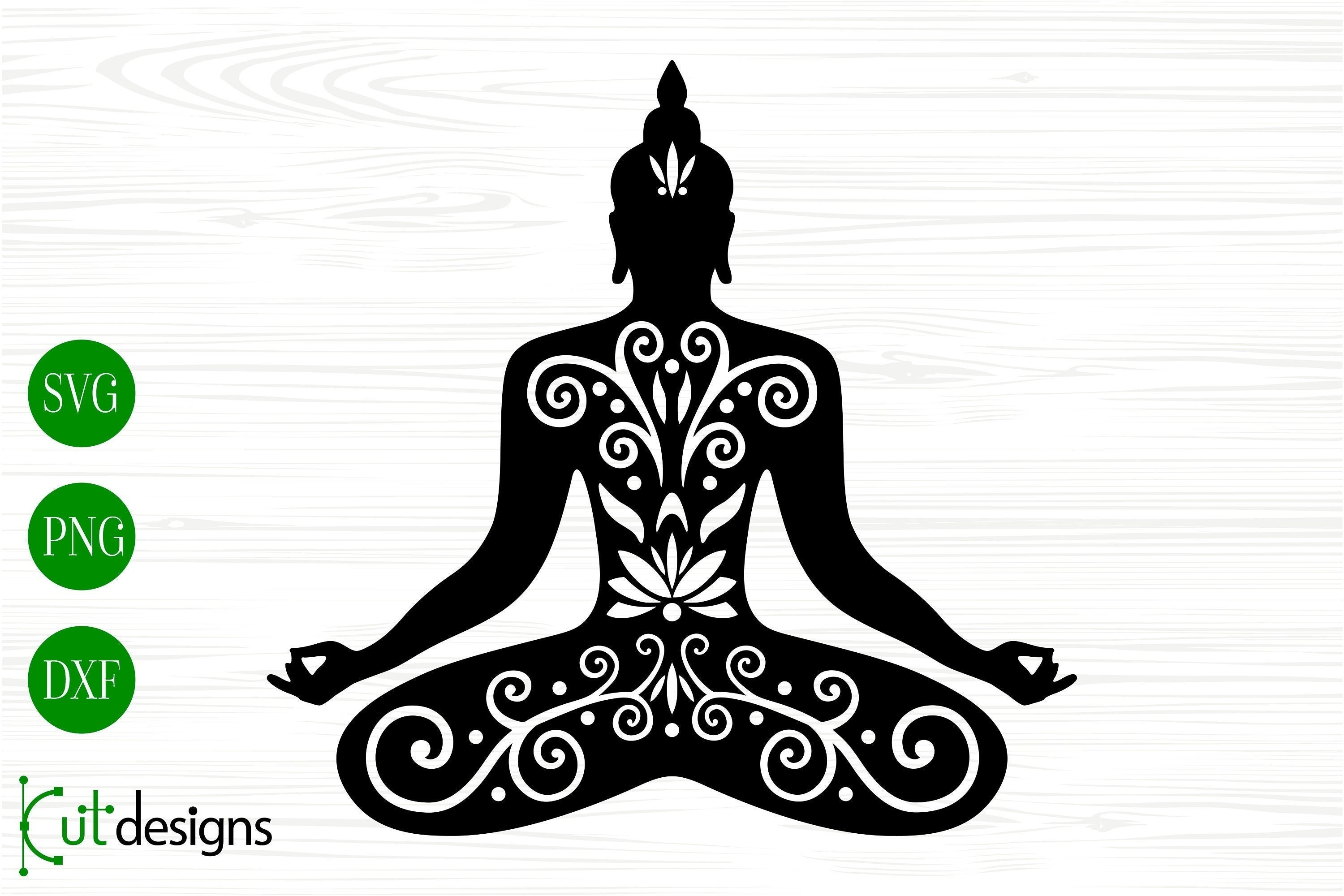 Buddha Svg Buddha Files for Cricut Buddha Cut Files Yoga Buddha Svg ...