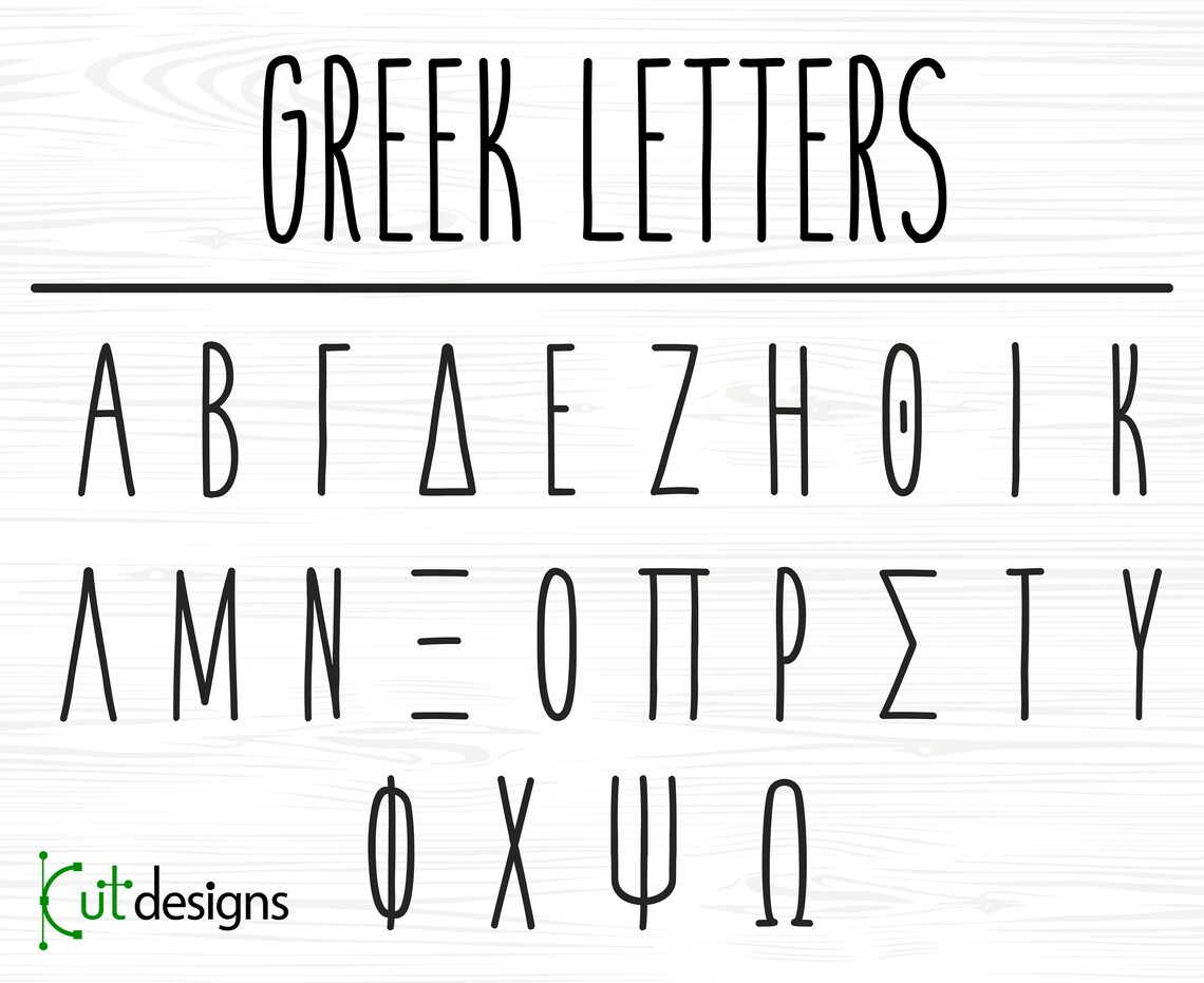 Greek Font Ancient Greece Font Greek Letters Font Greek Alphabet Greek ...