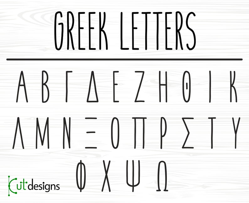 Greek Font Ancient Greece Font Greek Letters Font Greek Alphabet Greek ...