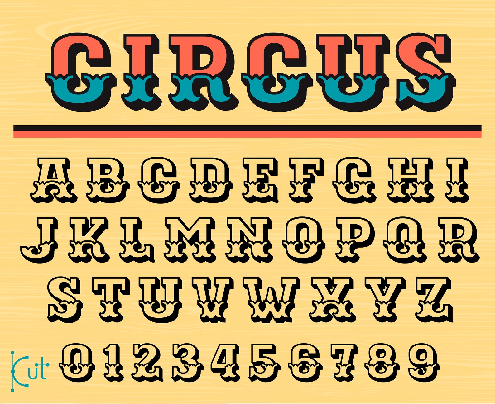 Circus Font Carnival Font Circus Letter Font Circus Font Numbers ...