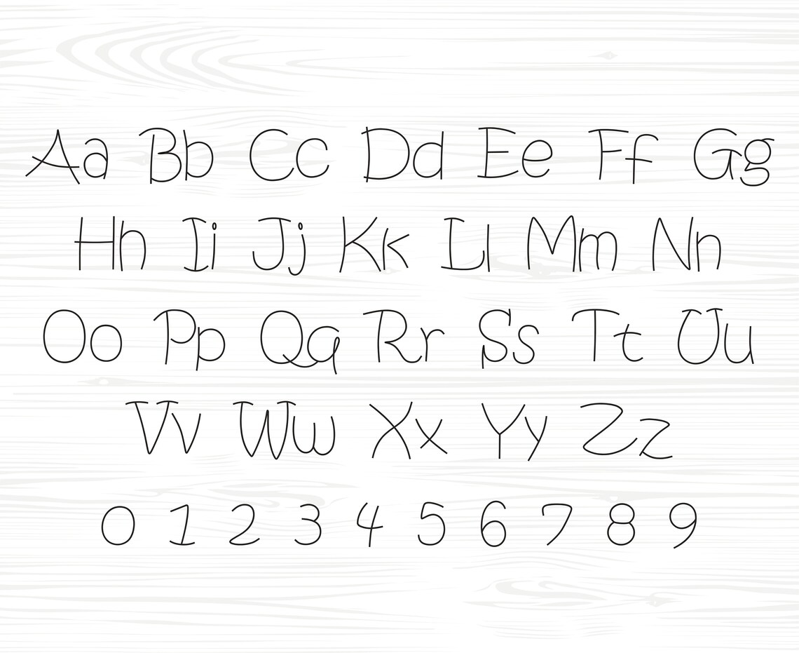 Single Line Font Engraving Font Single Stroke Font Stick Font Single Line Font For Cricut