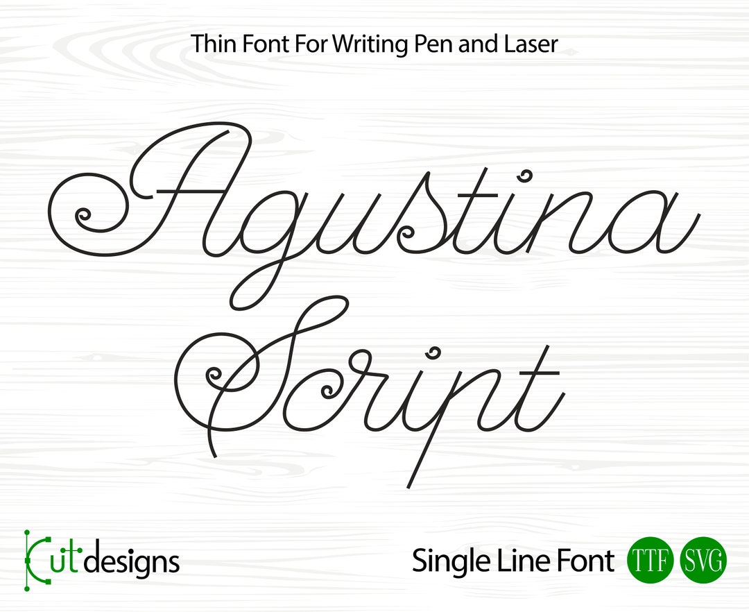 Single Line Font Cursive Engraving Font Single Stroke Font Stick Font