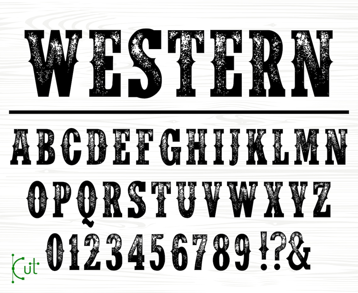 Western Font Wild West Font Old West Font Western Font Styles Cowboy ...