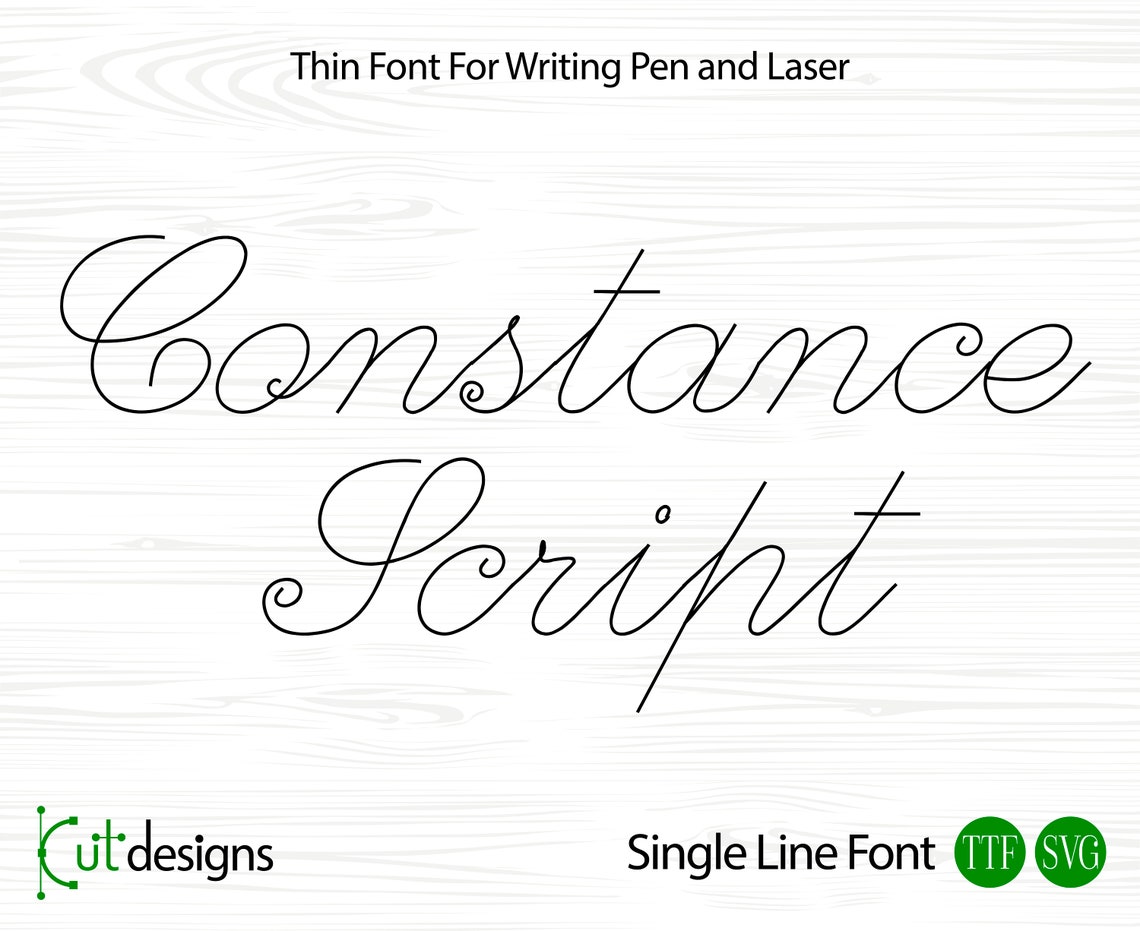 Single Line Font Engraving Font Single Stroke Font Stick Font Single ...